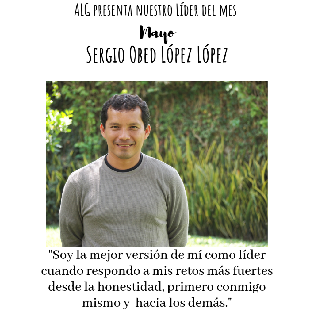 Sergio Obed López López – Líder del mes de Mayo - Circula