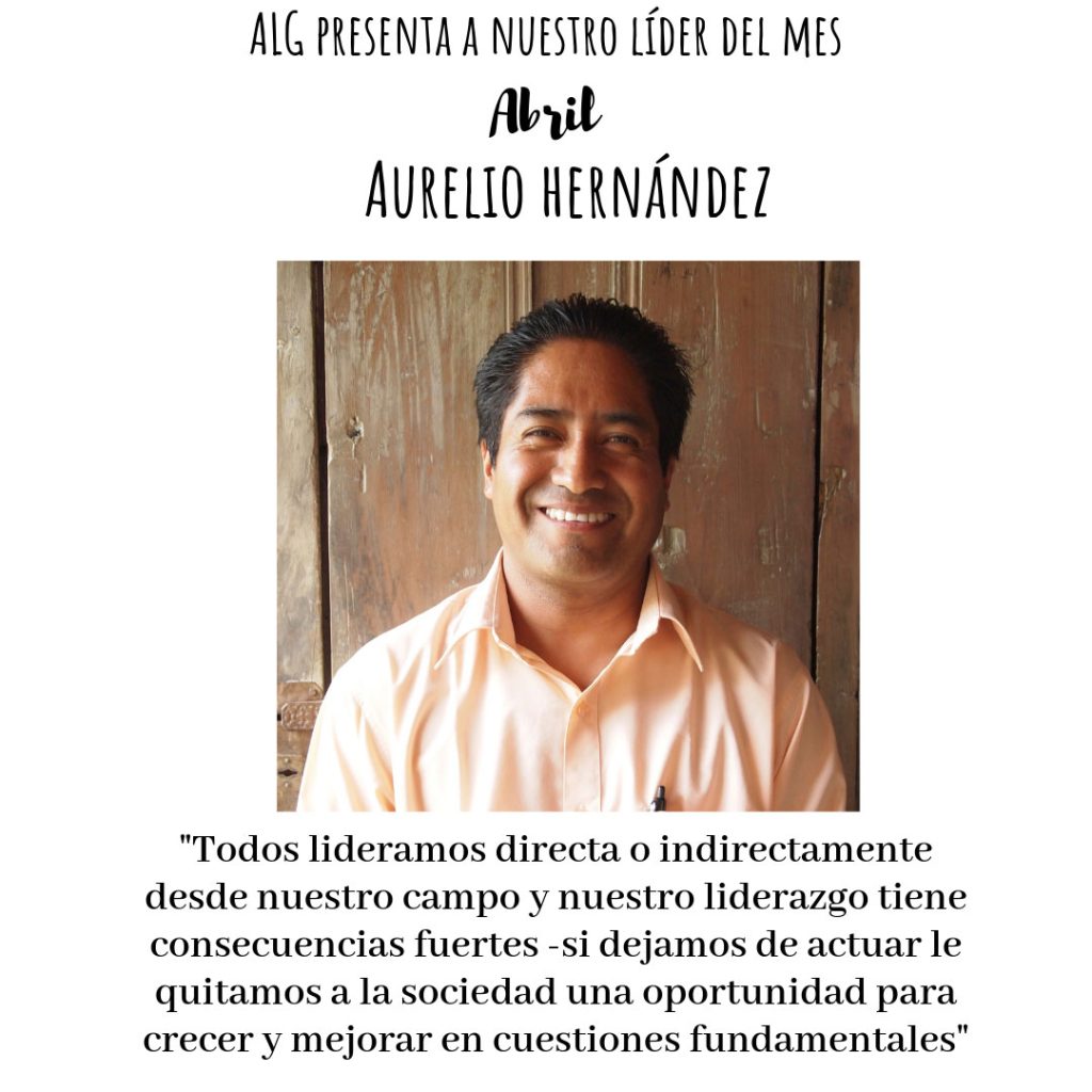 Aurelio Hernández – Líder del mes de Abril - Circula