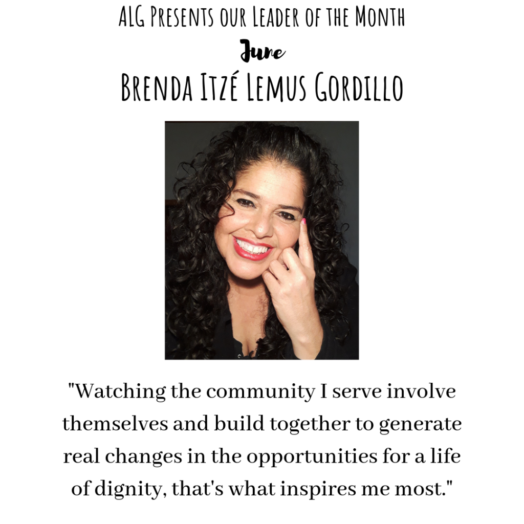 Brenda Itzé Lemus Gordillo, Leader of the month - June - Circula